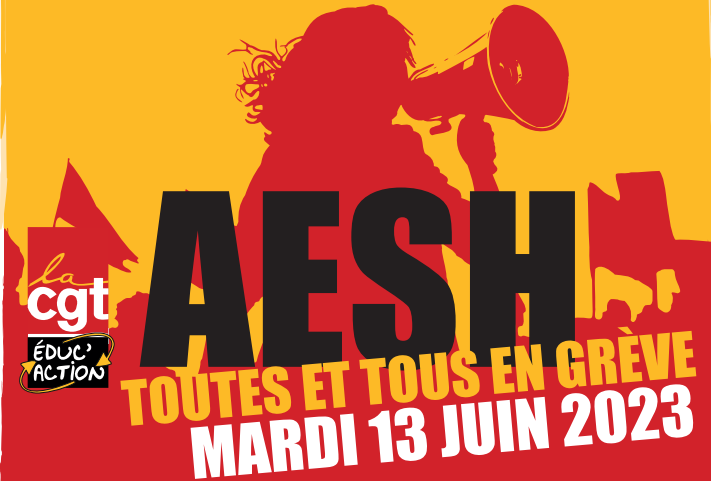 13 juin : Appel à la grève AESH – CGT Educ'action DIJON 13 juin : Appel à la grève AESH – CGT Educ'action DIJON